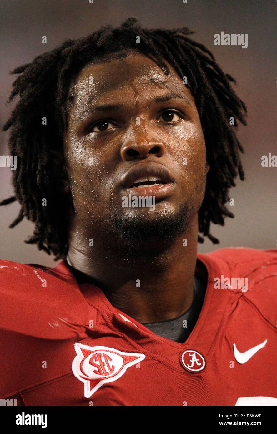 Alabama Crimson Tide defensive lineman Ed Stinson (49) is pictured in ...