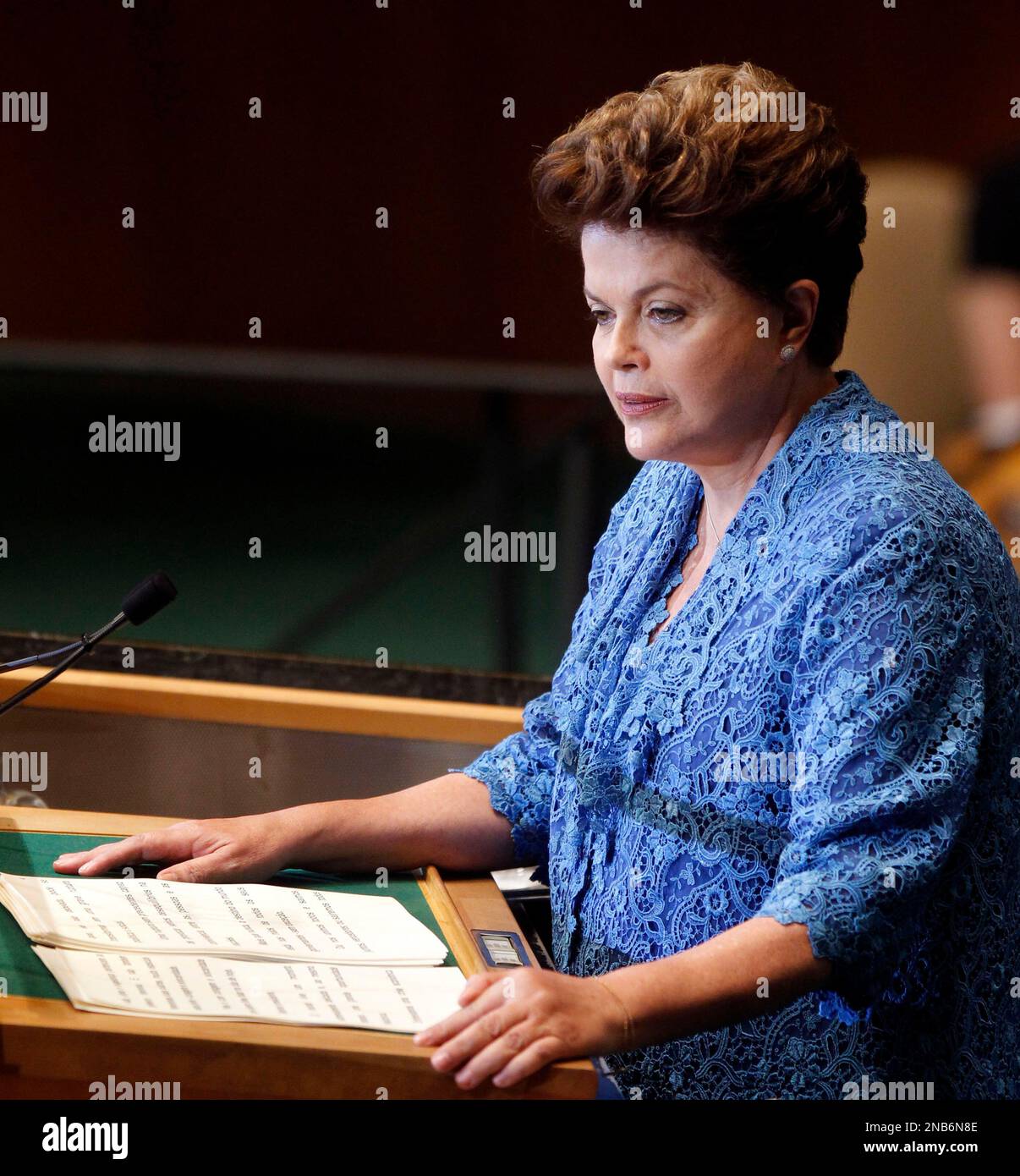 Brazilian President Dilma Rousseff addresses the 66th session of the ...