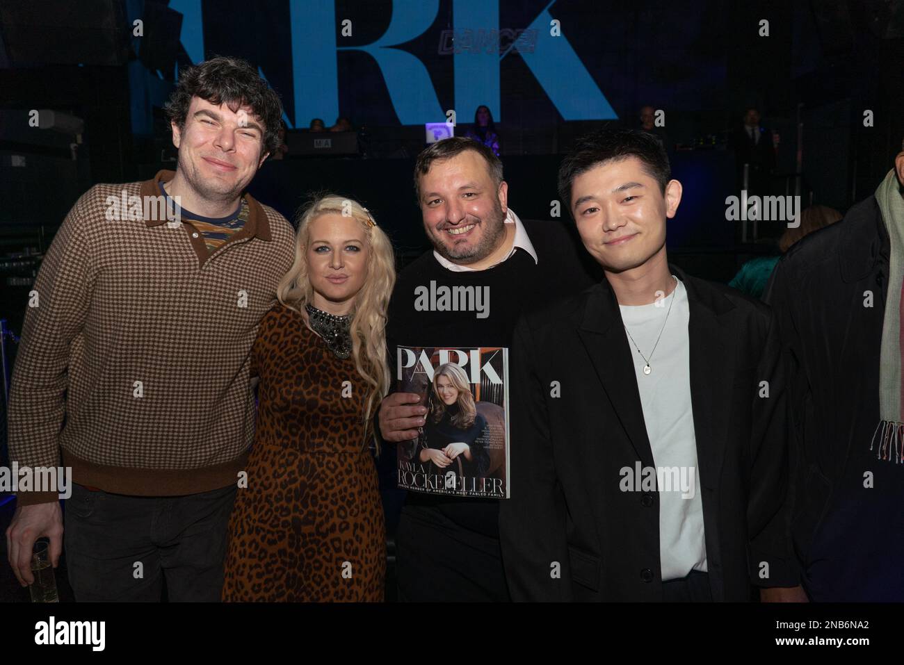 Guest, Julie Sagoskin, Christopher Pape and guest attend the Park ...