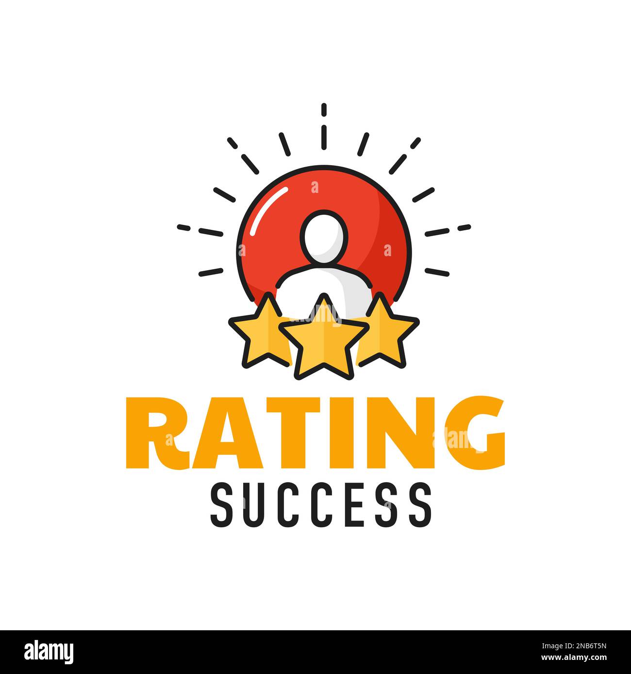 Business success, company rating growth outline icon. Career ...