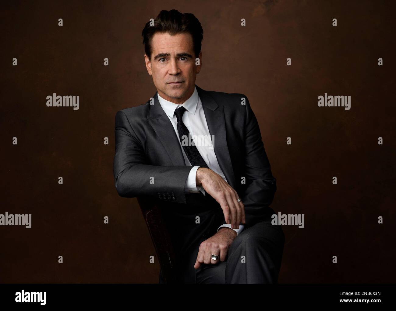 Colin Farrell poses for a portrait at the 95th Academy Awards Nominees ...