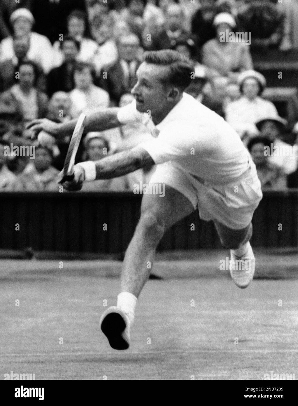 Professional sportsperson sport holding tennis racquet playing court hi ...