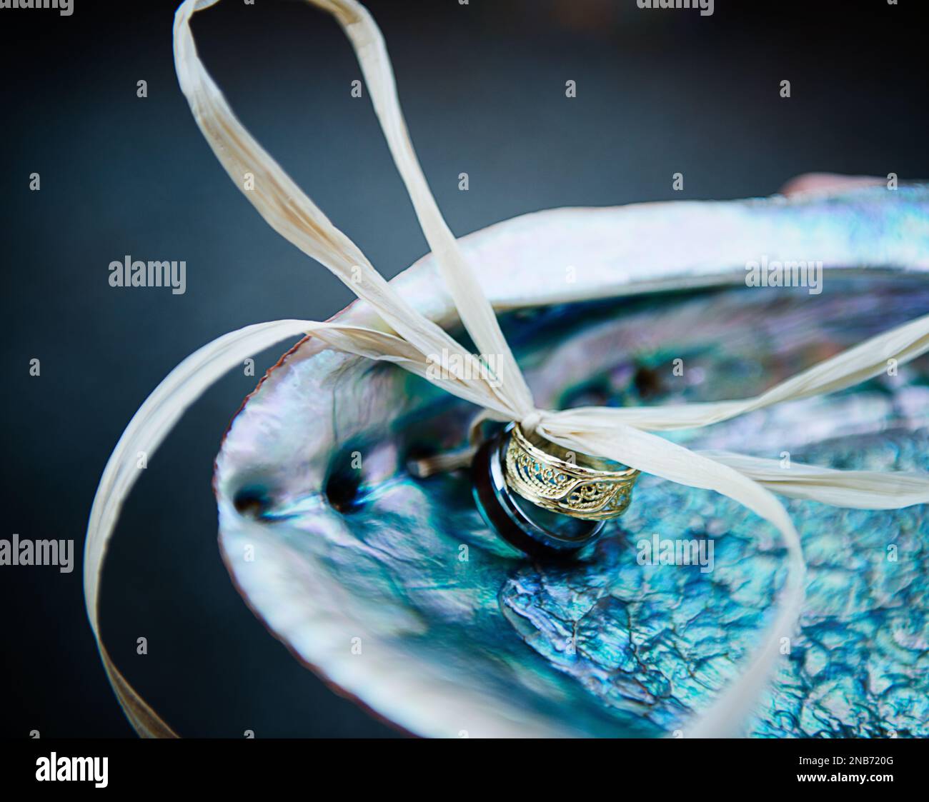 Wedding ring close up Stock Photo - Alamy