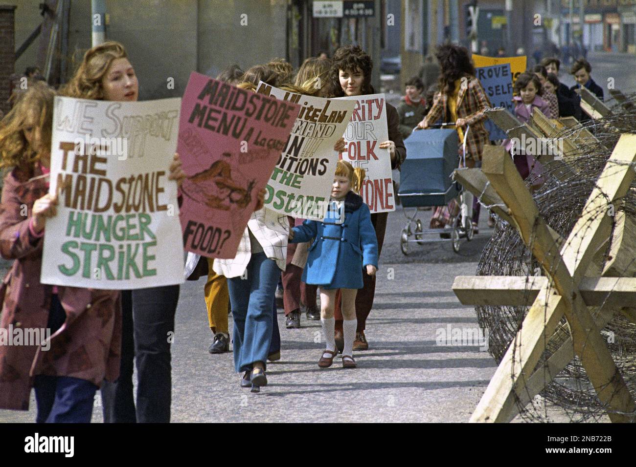 Families of detainees kept on the prison ship named Maidstone carry out ...