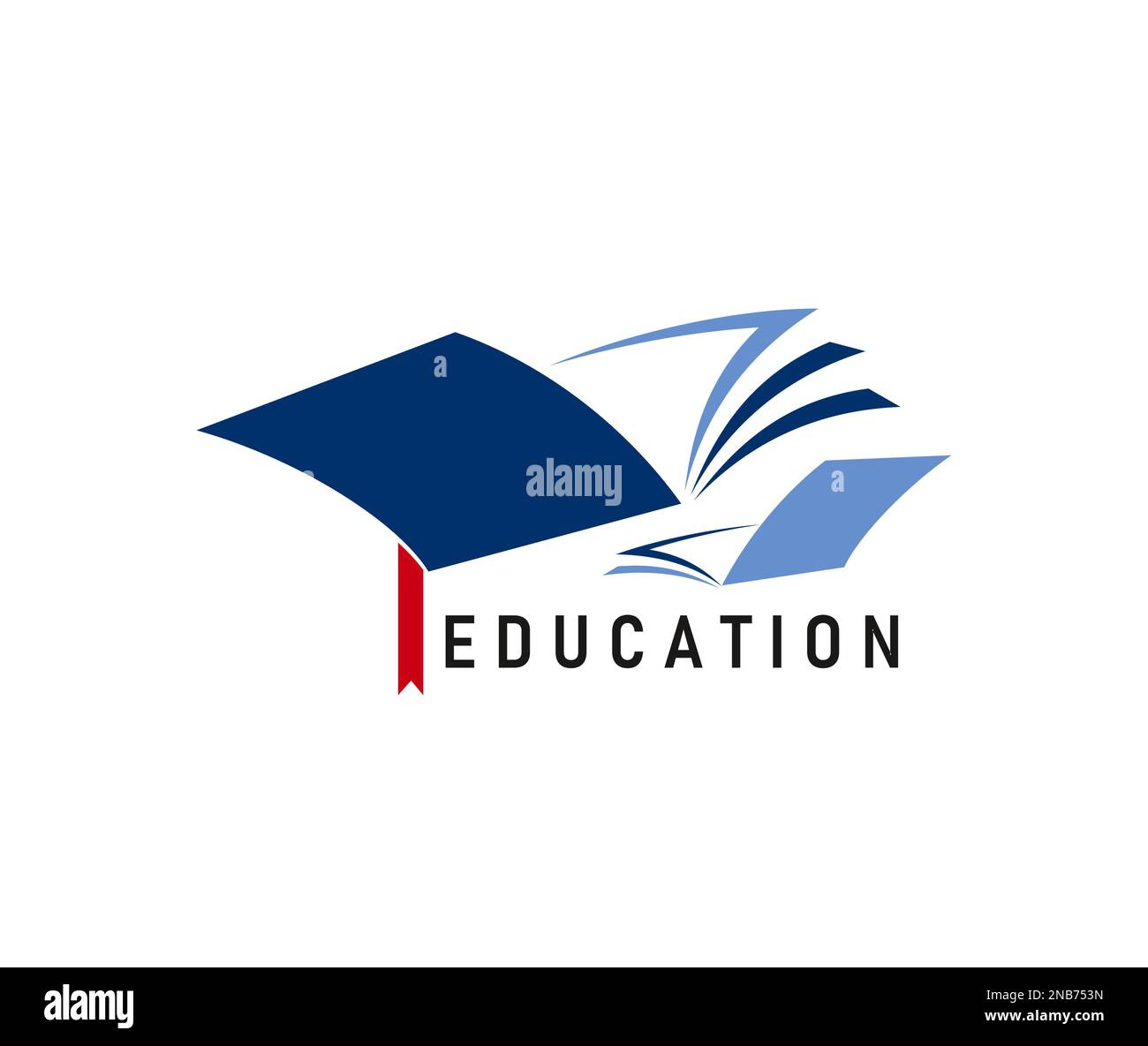 Education icon with opened book or textbook. School education ...