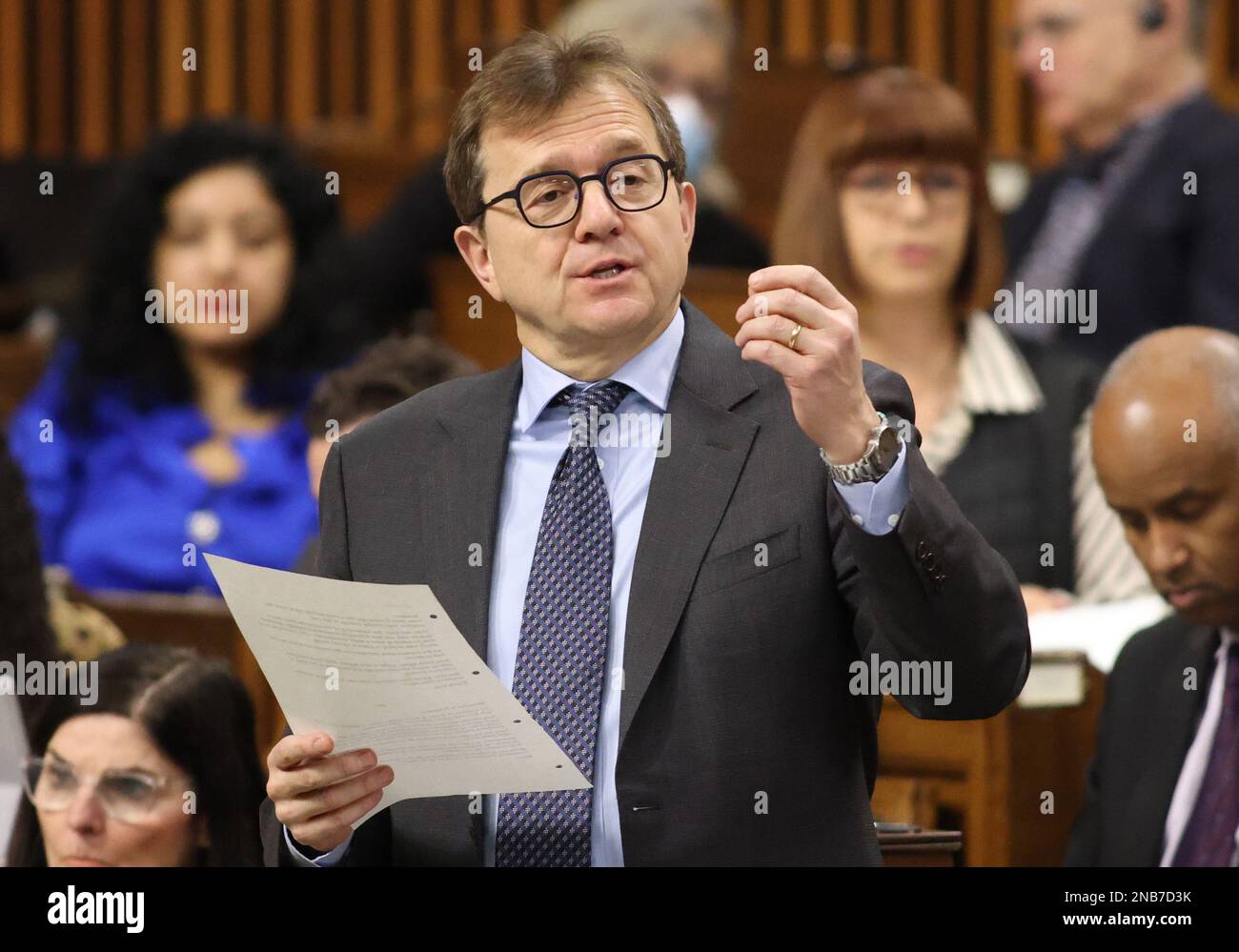 Minister of Natural Resources Jonathan Wilkinson rises during Question ...