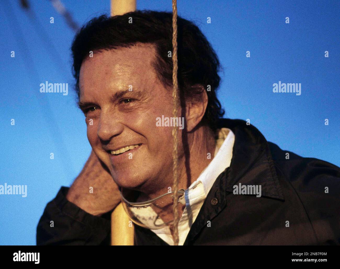 FILE - In this July 11, 1986 file photo, actor Cliff Robertson smiles ...