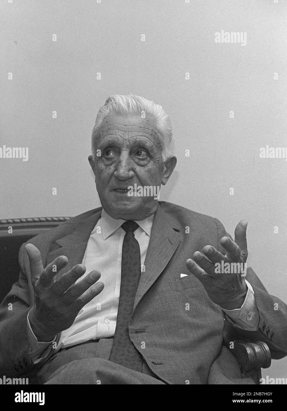 Argentina's President Arturo Illia in Buenos Aires, Argentina, October ...