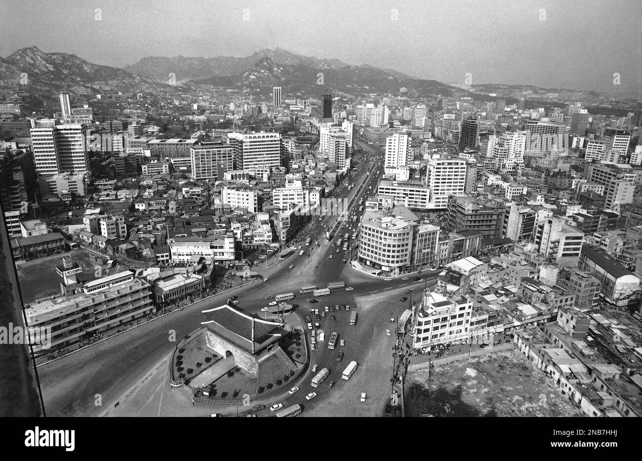 General view of Seoul, South Korea on June 28, 1973. (AP Photo/Kim Chon ...
