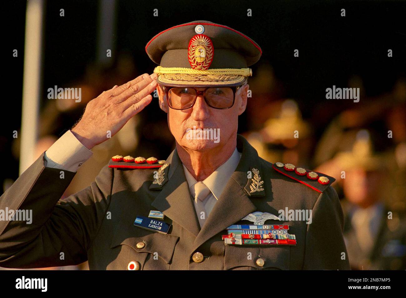 Argentina's Army Commander in Chief, Lt. Gen. Martin Balza, in Buenos ...
