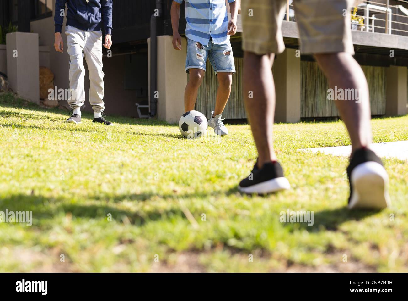 Football legs diverse hi-res stock photography and images - Alamy