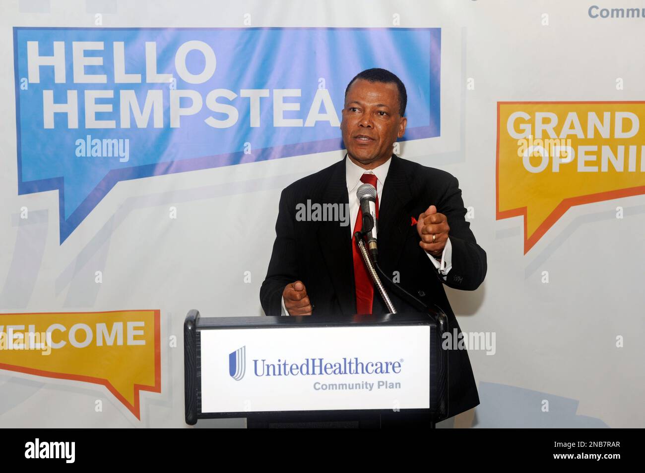 UnitedHealthcare Regional Vice-President Dr. Rodney Armstead speaks at ...