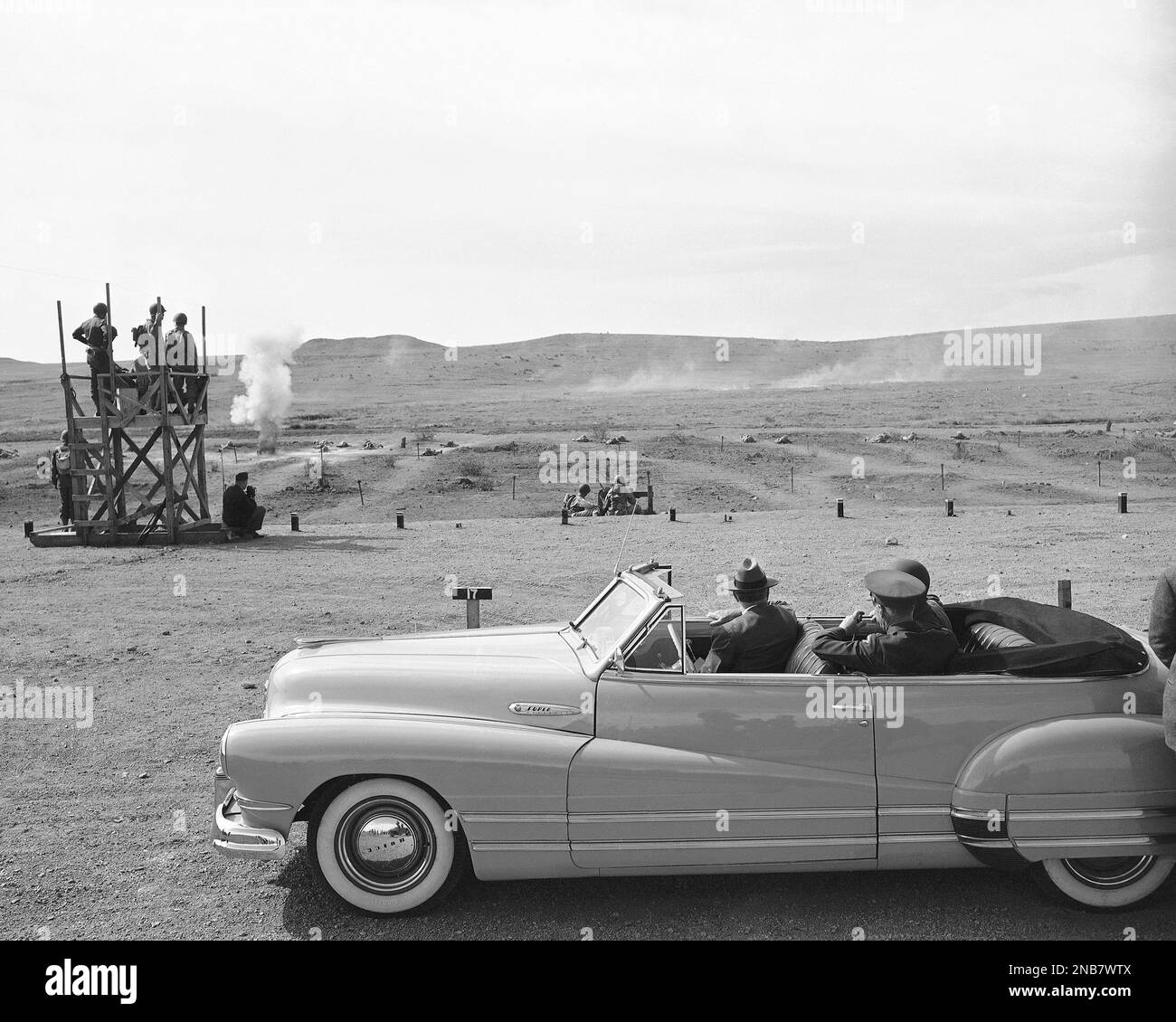 President Franklin D. Roosevelt watches troops of the 89th Infantry ...
