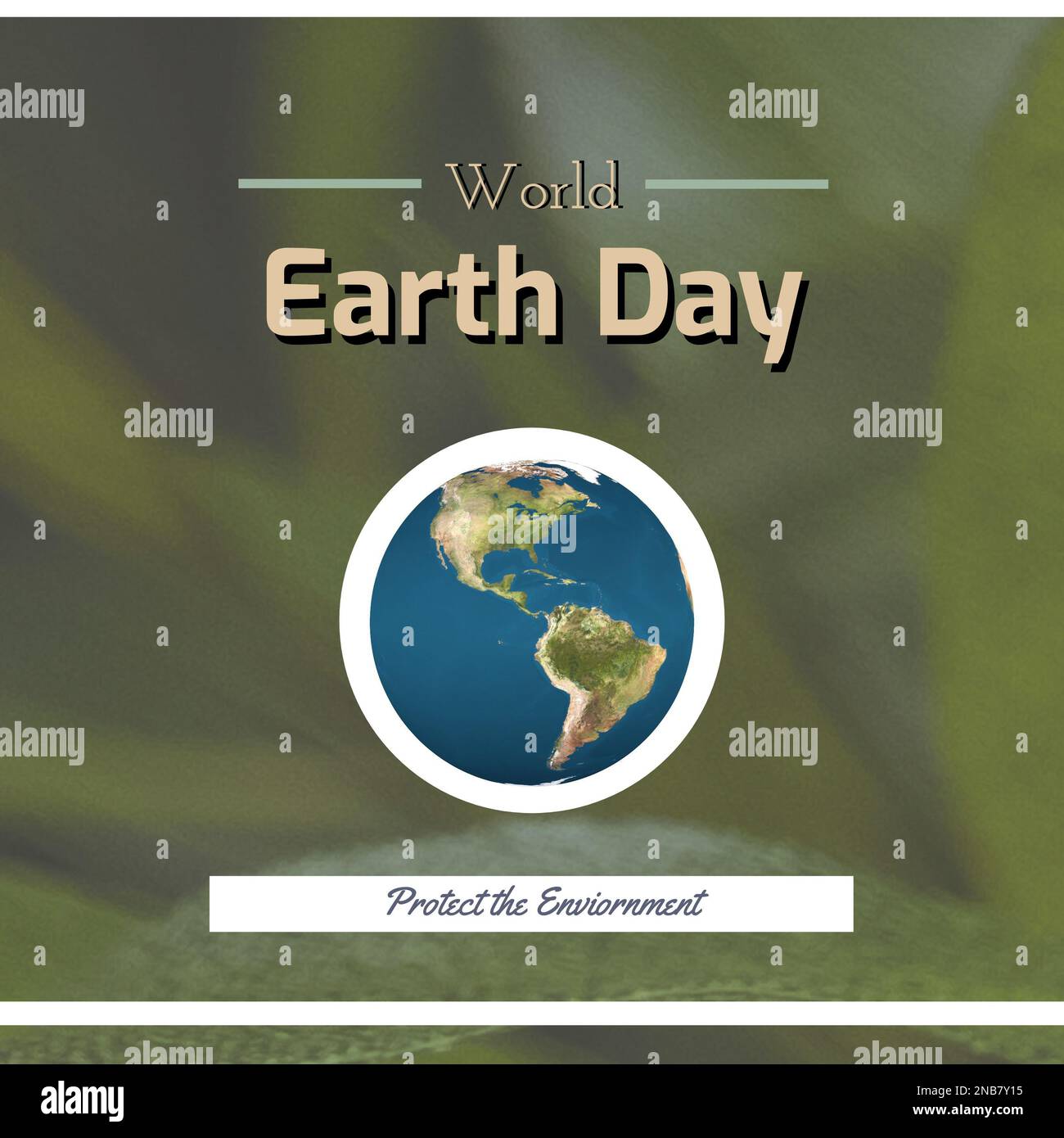 Composite of globe with world earth day and protect the environment ...