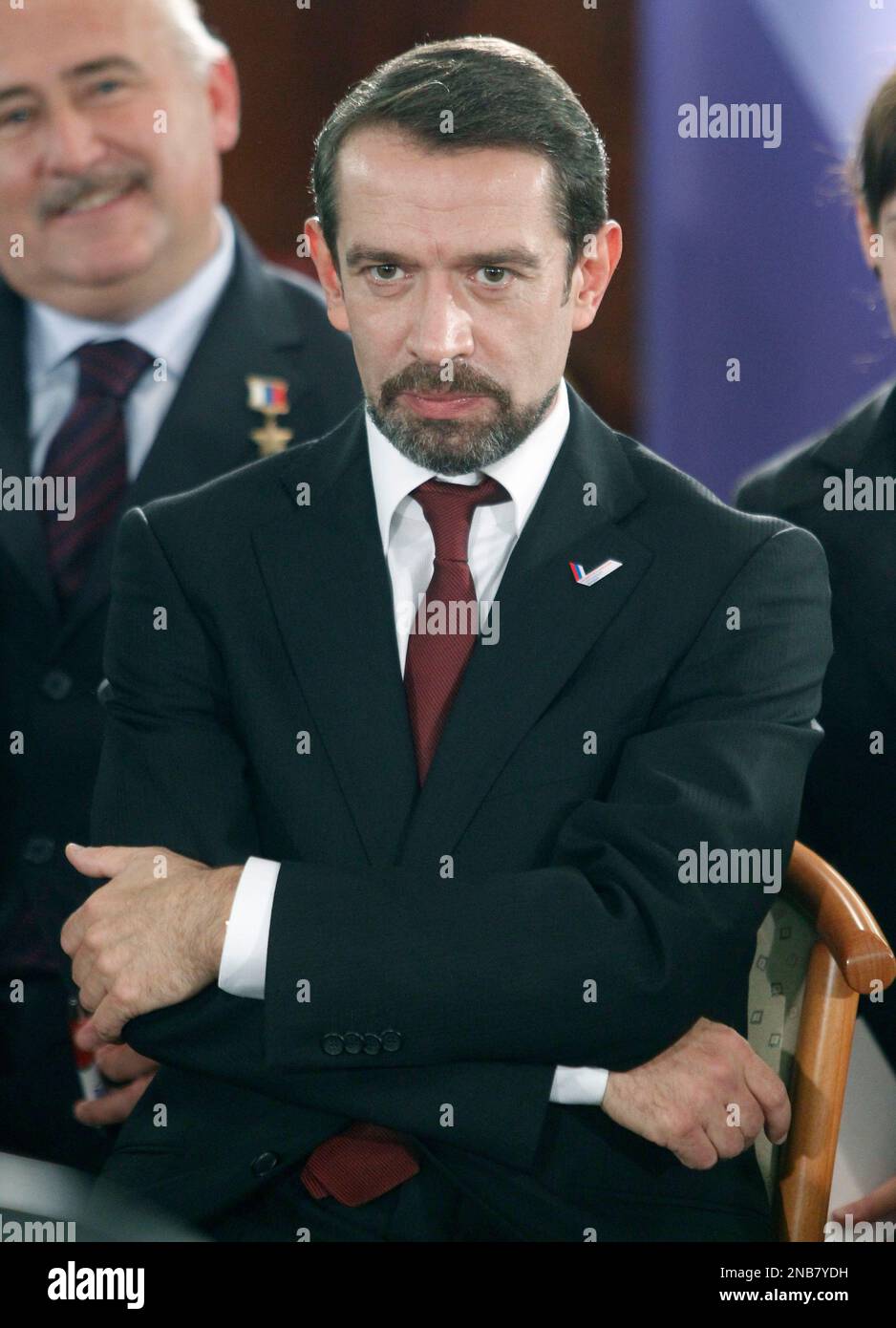 Popular Russian actor Vladimir Mashkov attends a meeting of Russian ...