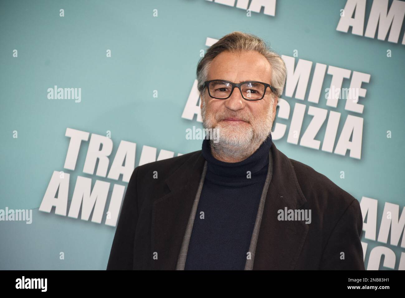 Naples, Italy. 13th Feb, 2023. Max Tortora, pose at photocall at The ...