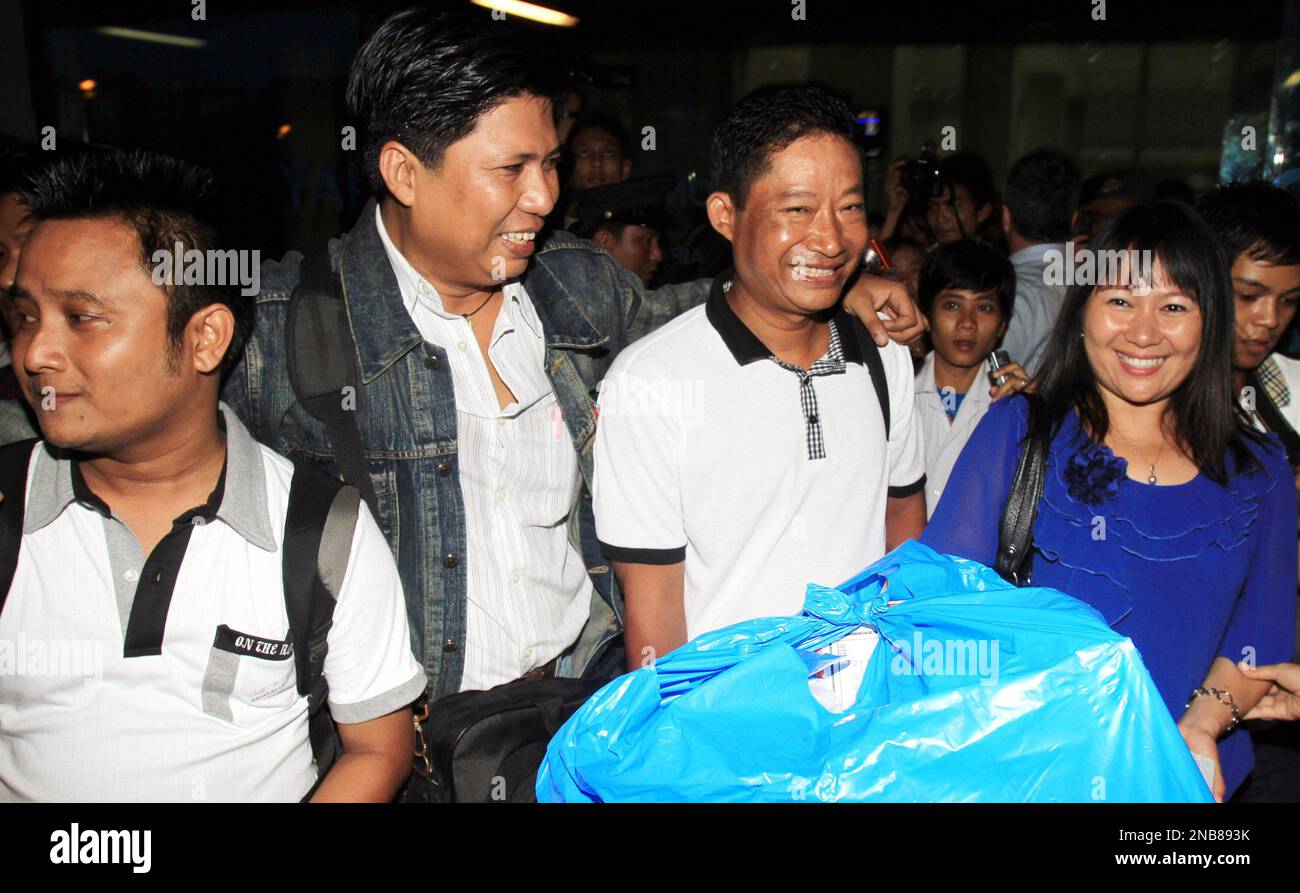 In this Sept. 11, 2011 photo, Myanmar four artistes Zee Thee, Sein Thee ...