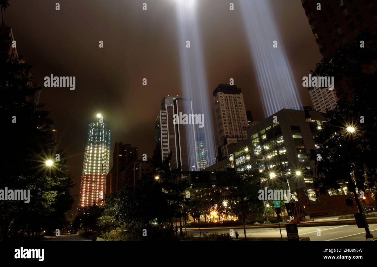 One World Trade Center, left, formerly known as the Freedom Tower, at ...