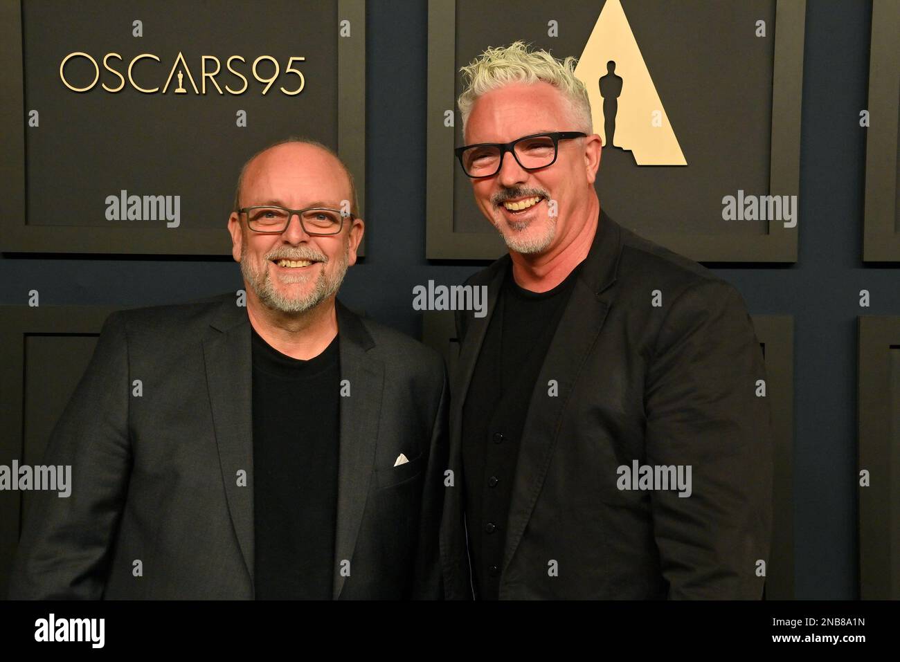 Beverly Hills, United States. 13th Feb, 2023. (L-R) Mark Coulier and ...
