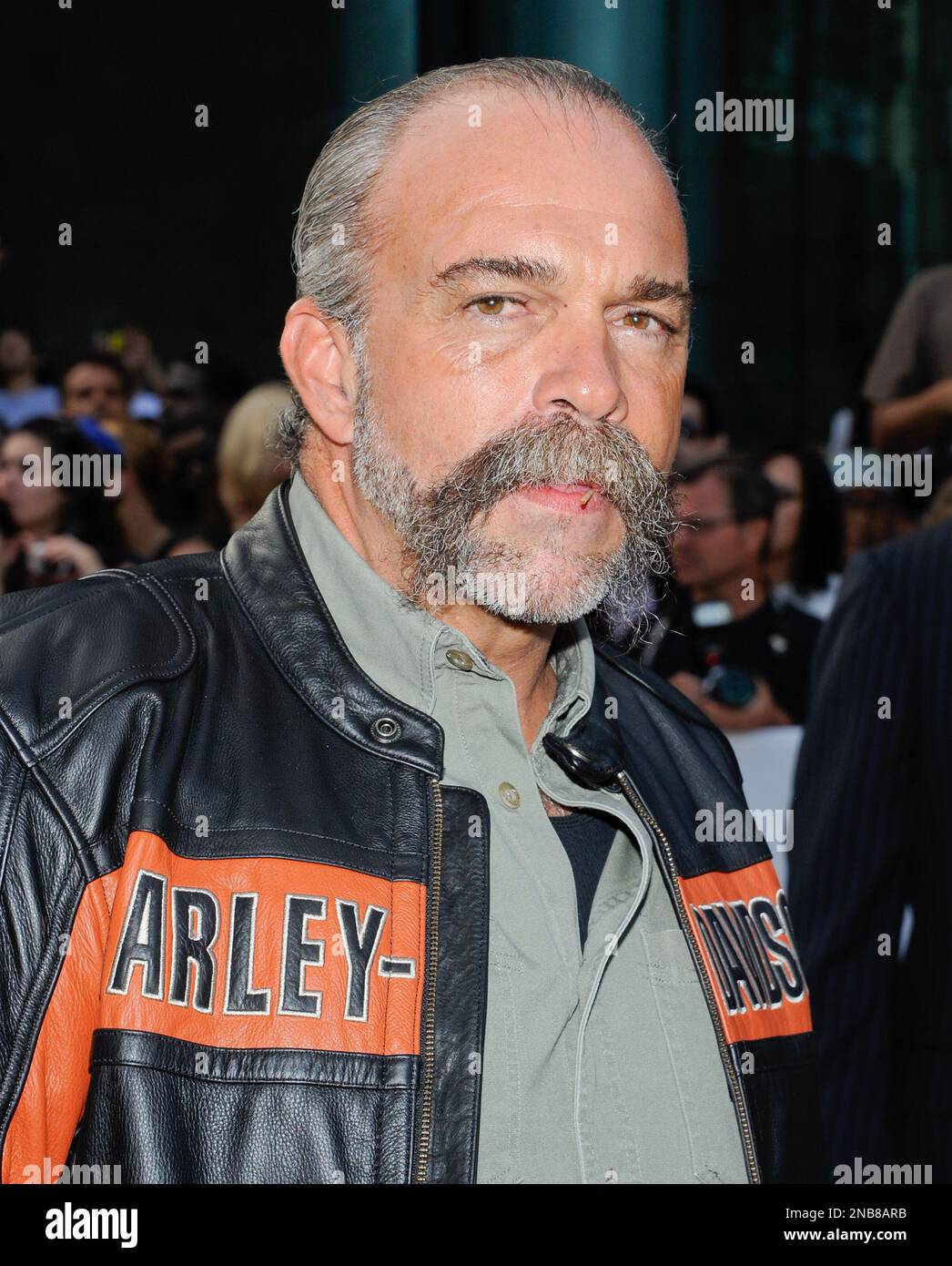 The real life subject of the film Sam Childers attends a gala screening ...