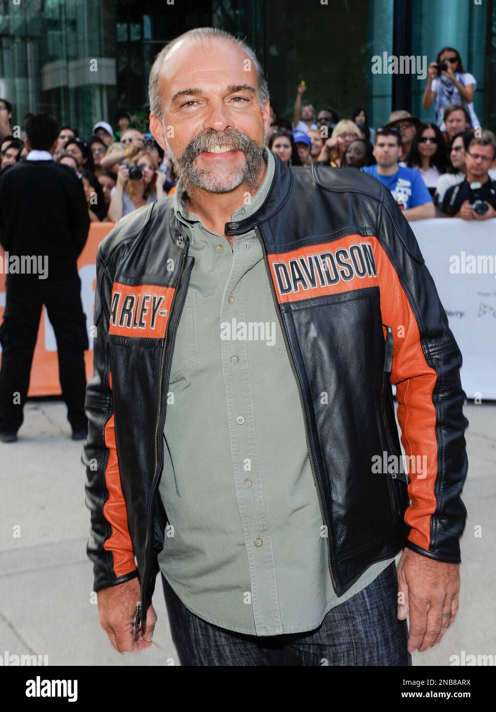 The real life subject of the film Sam Childers attends a gala screening ...