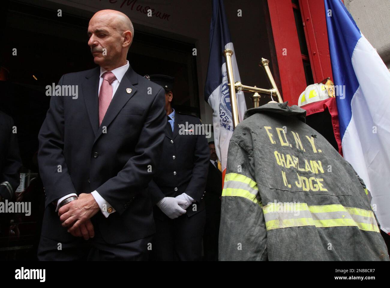 City of New York Fire Commissioner Salvatore J. Cassano stands by the ...