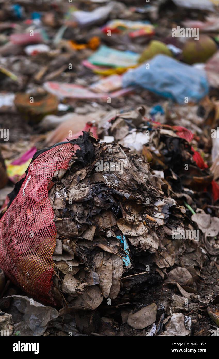 Collected garbage near Dhaka of Bangladesh Stock Photo - Alamy