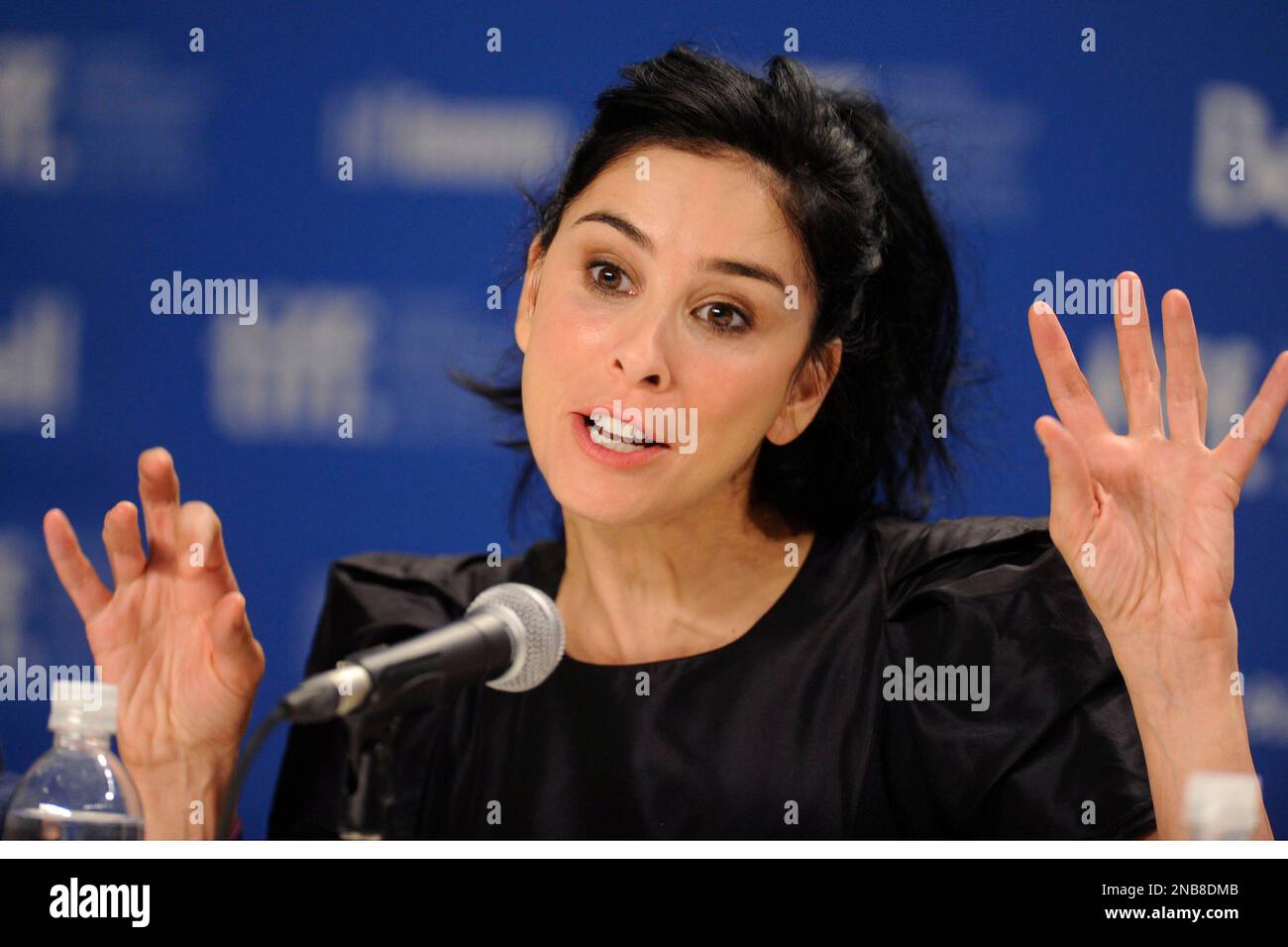 Actress Sarah Silverman participates in a press conference for the film ...