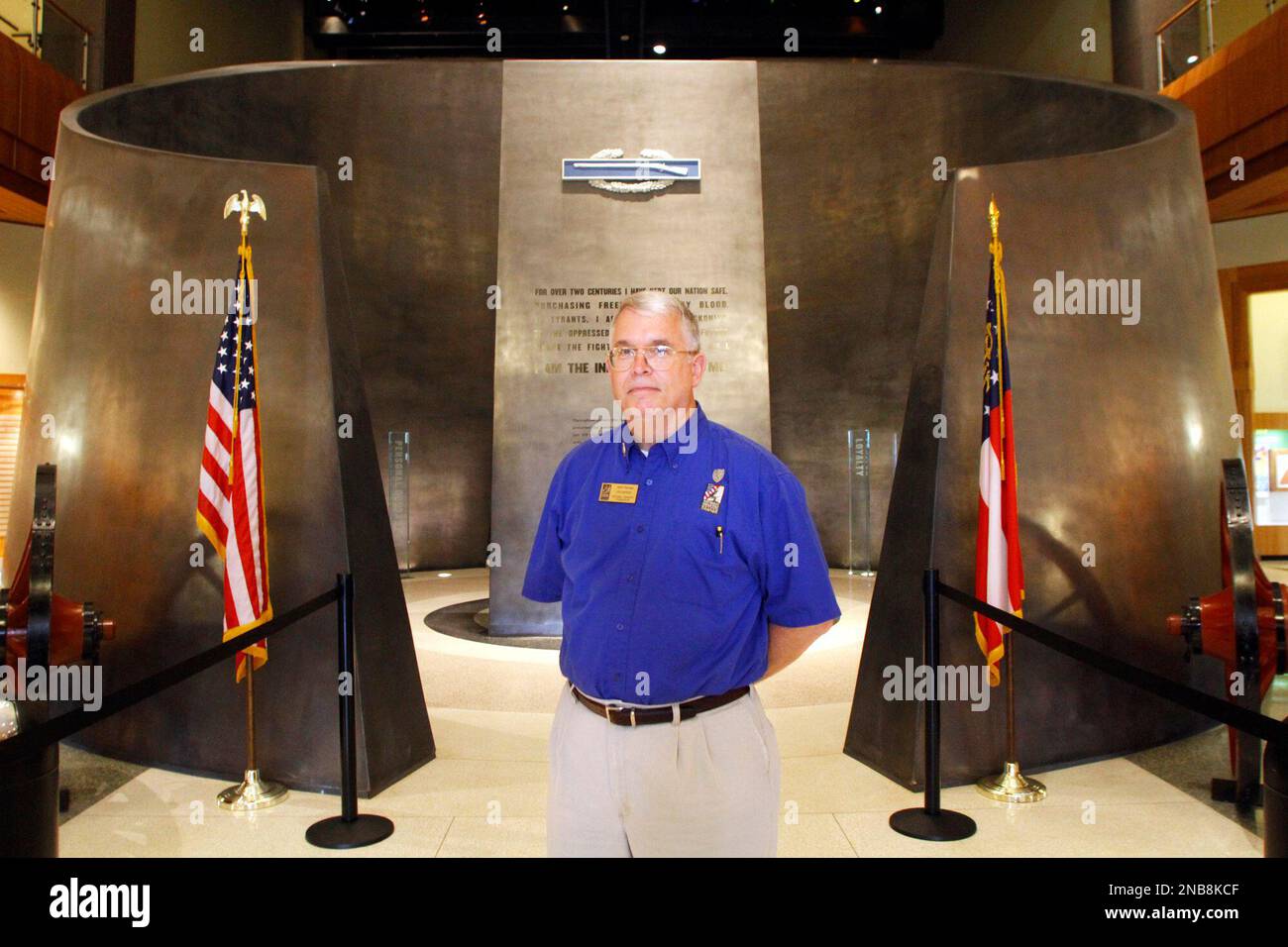 Retired Col. John M. House stands at the entrance to The Last 100 Yards ...