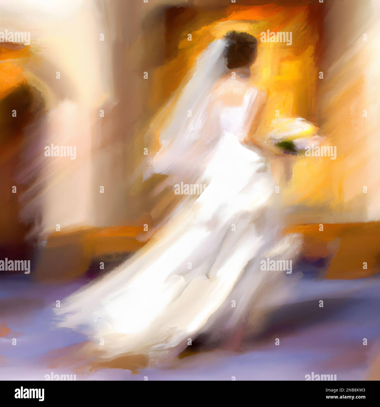 Golden yellow gown hi-res stock photography and images - Alamy