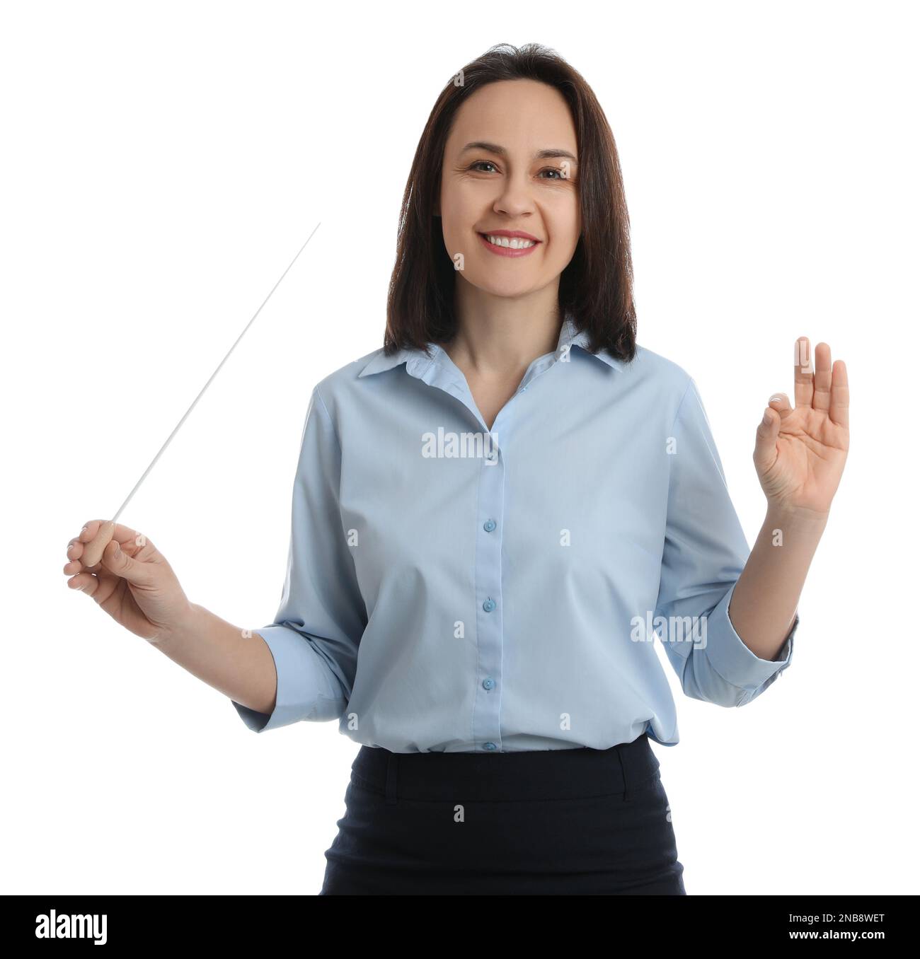 Teacher holding stick hi-res stock photography and images - Alamy