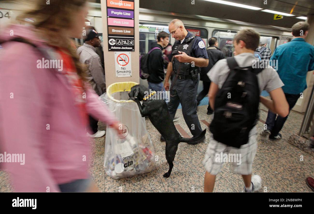 In this photo taken Wednesday, Sept. 7, 2011, Chicago Police Officer ...
