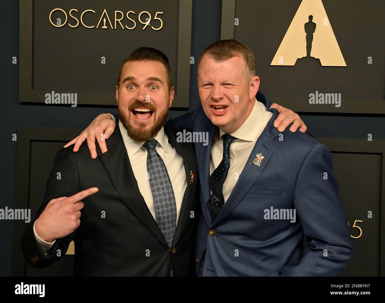 Beverly Hills, United States. 13th Feb, 2023. (L-R) Joel Crawford and ...