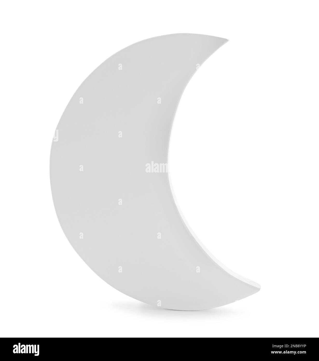 Crescent shaped child's night lamp isolated on white Stock Photo - Alamy