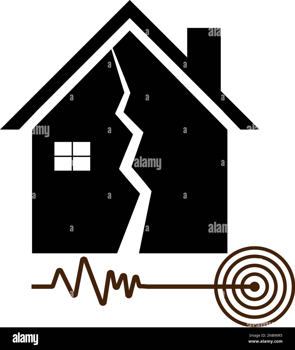 Cartoon crushed building hi-res stock photography and images - Alamy