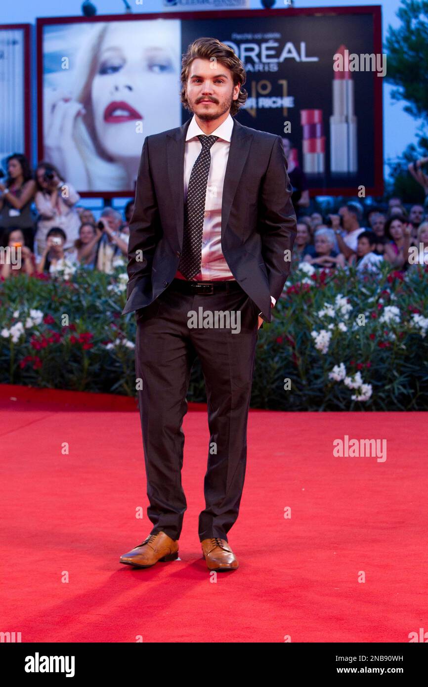 Actor Emile Hirsch arrives for the premiere of the film Killer Joe at ...
