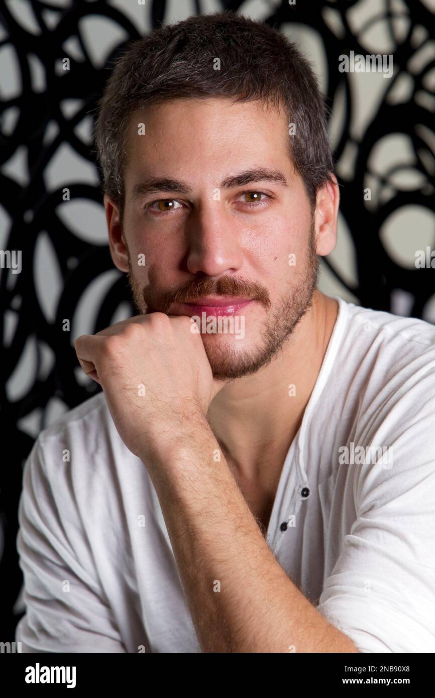 Actor Alberto Ammann poses for portraits after interviews for the film ...