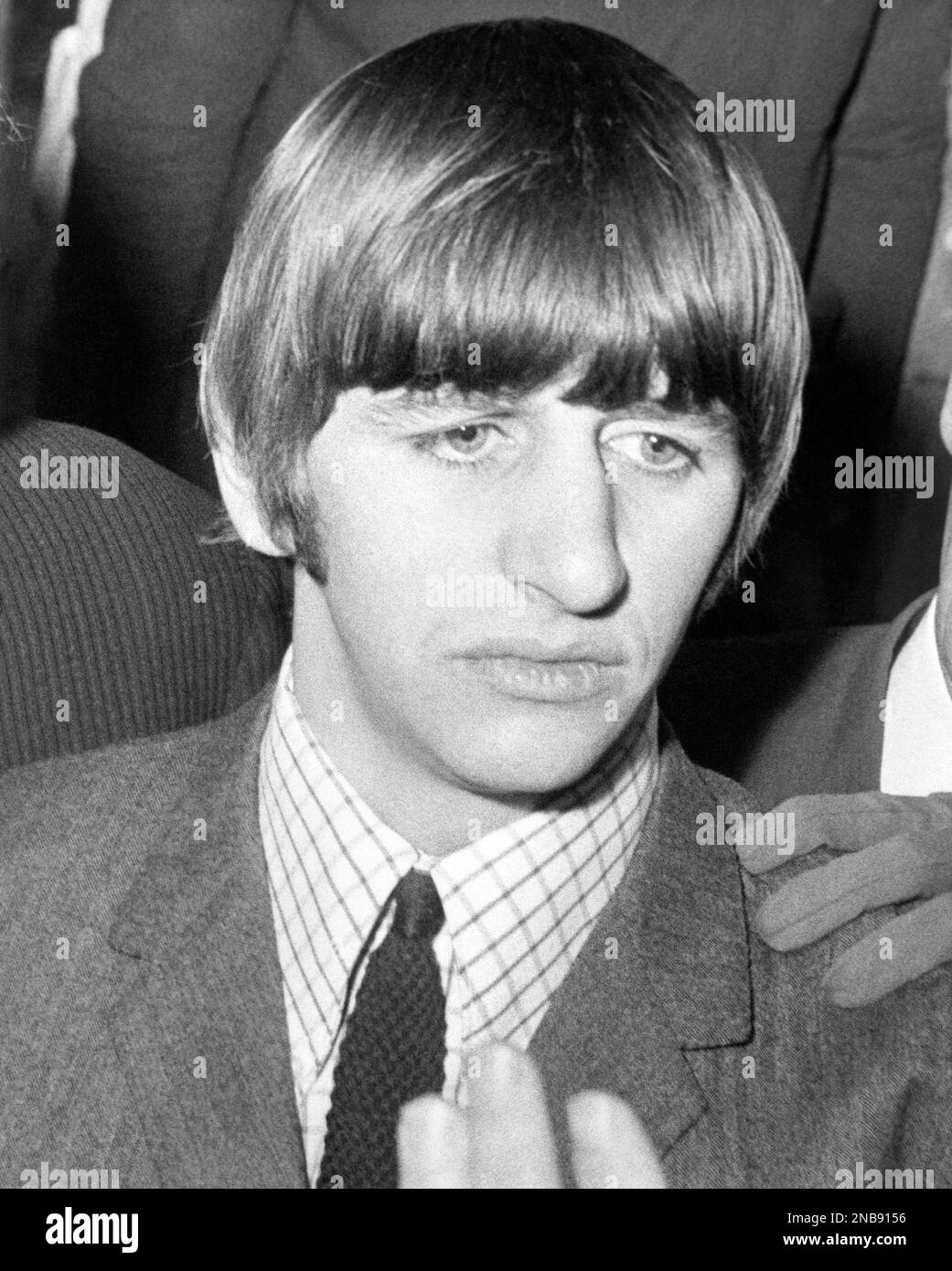 Ringo Starr, member of the Beatles, leaves University College Hospital ...