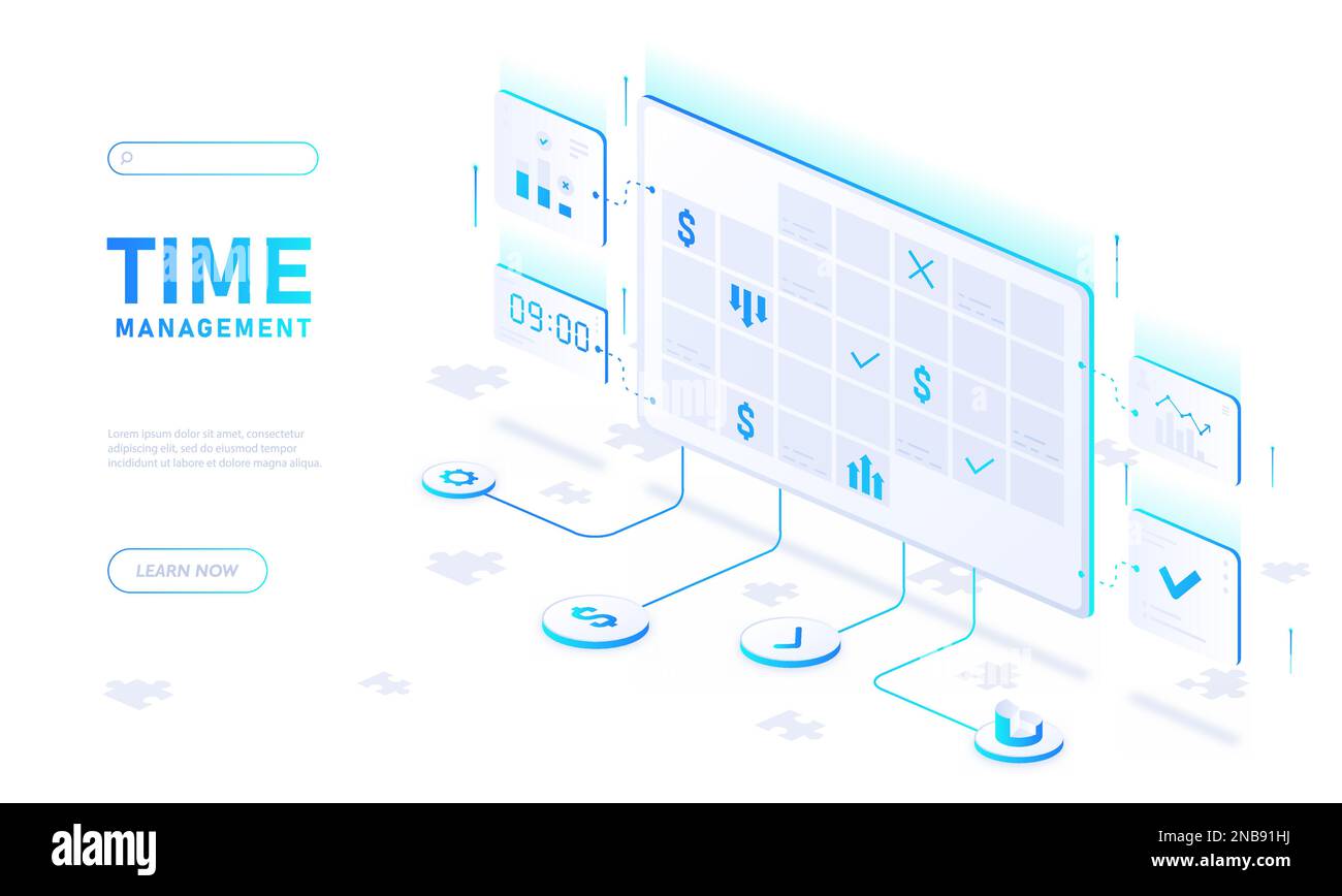 Time management concept Stock Vector Image & Art - Alamy