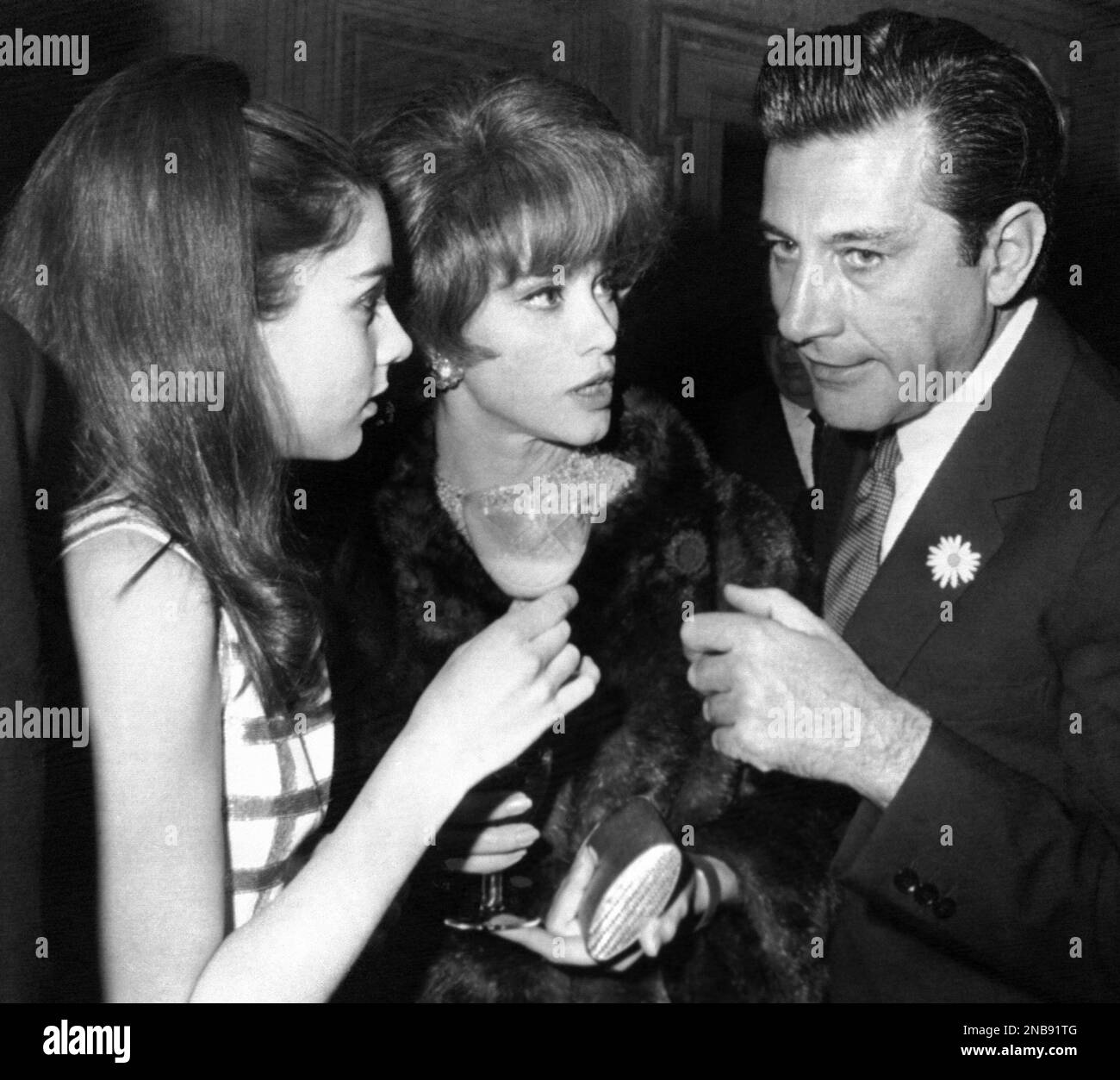 Romina Power, daughter of late actor Tyrone Power, left, and her mother ...