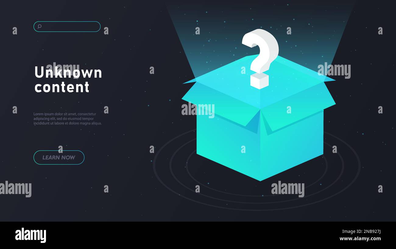 Unknown content concept Stock Vector Image & Art - Alamy