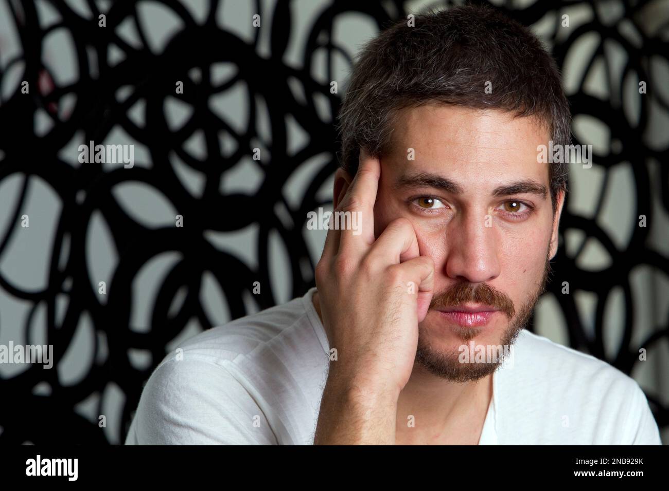 Actor Alberto Ammann poses for portraits after interviews for the film ...