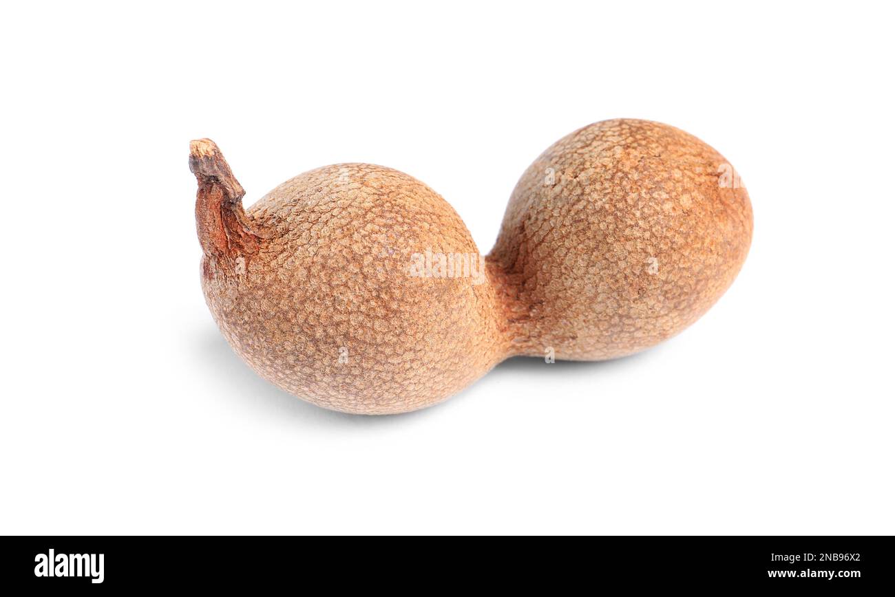 Delicious ripe tamarind on white background. Exotic fruit Stock Photo ...
