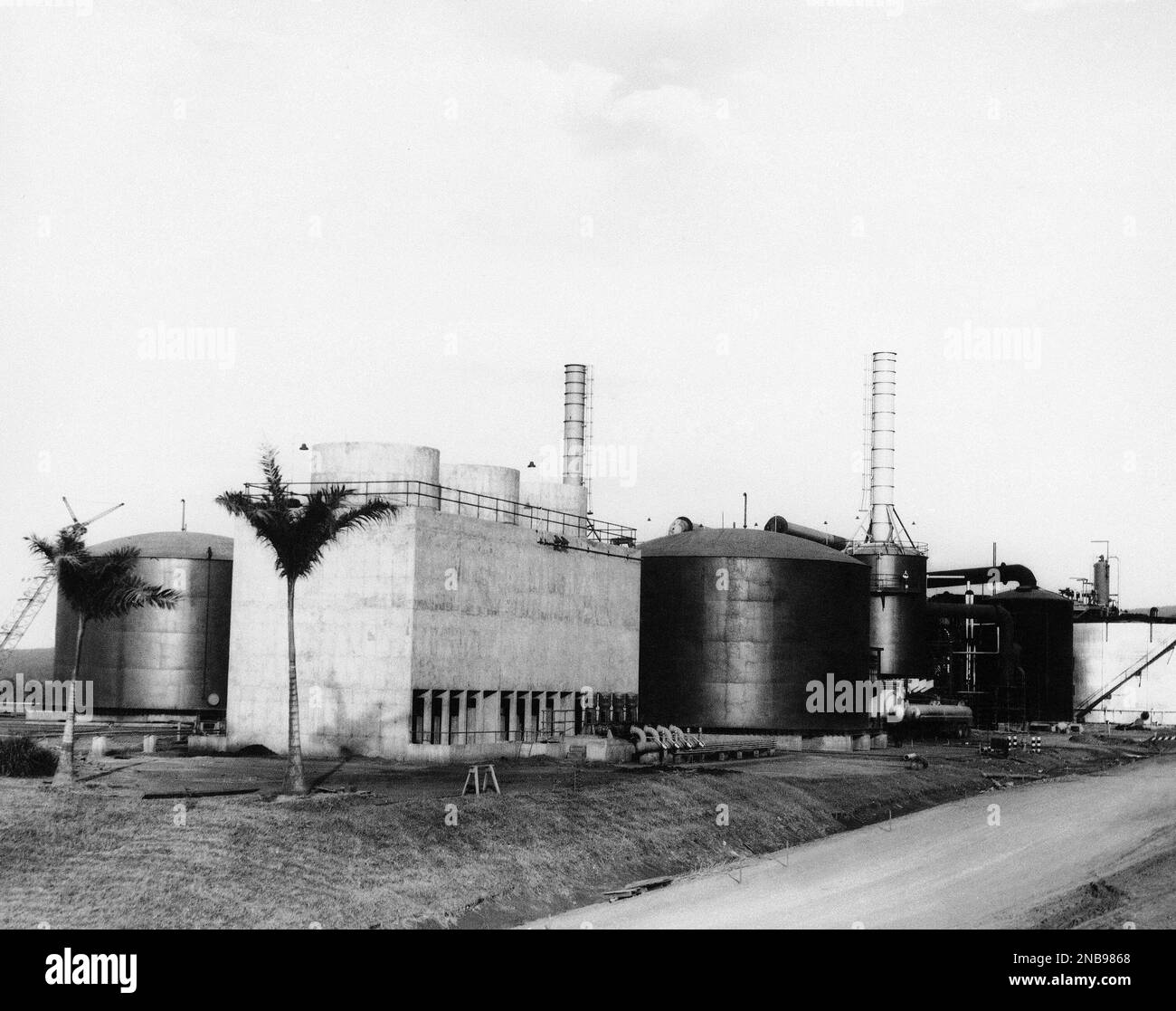 The Moa Bay Mining Company mining and refining plant in Cuba on July 16 ...