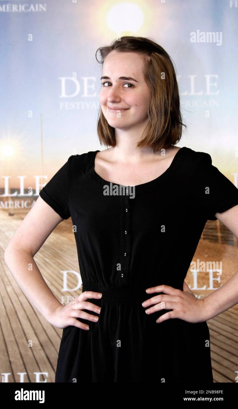 U.S Actress Joslyn Jensen poses during a photocall for her film ...