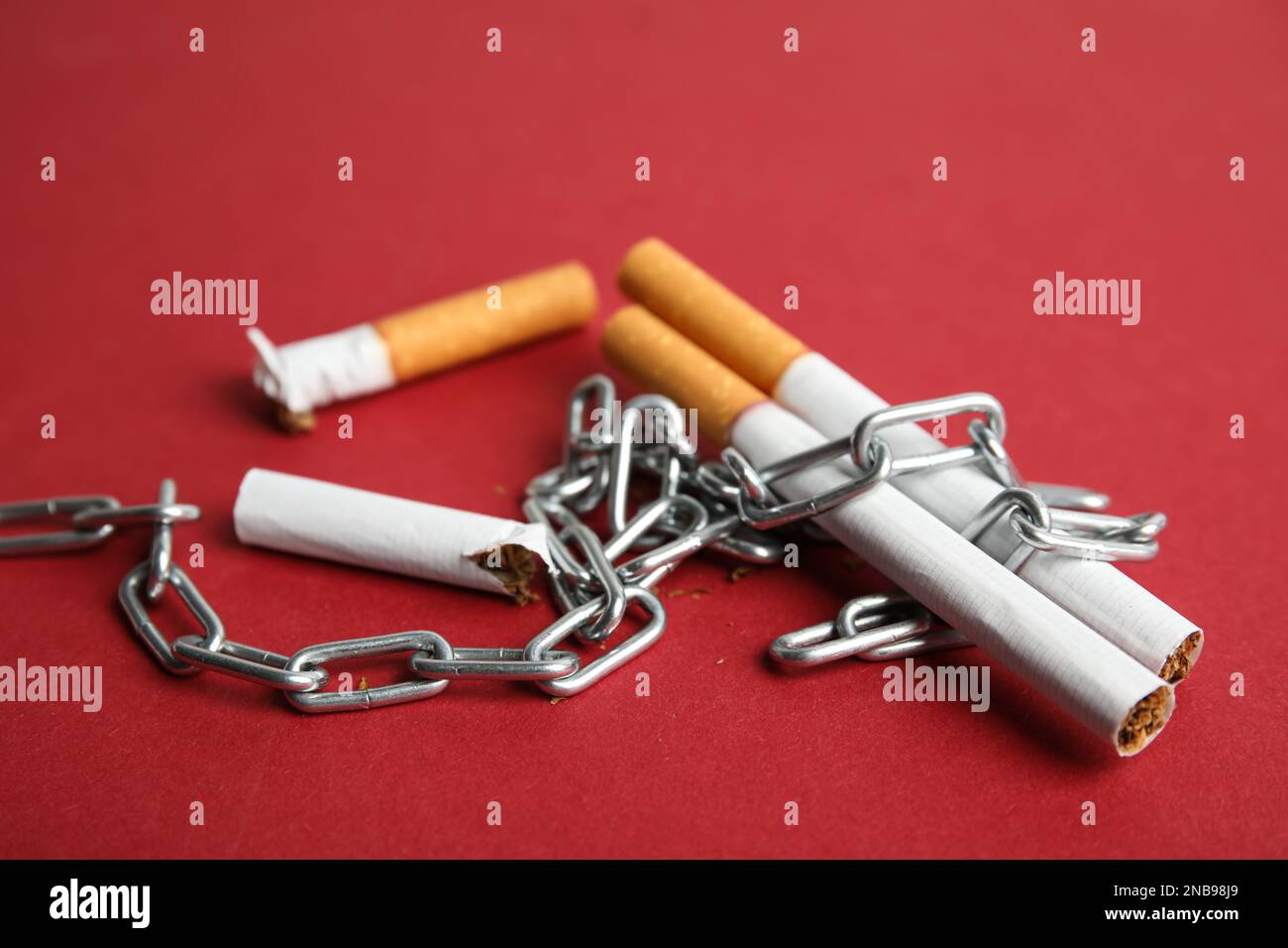 Metal stop cigarettes tobacco hi-res stock photography and images - Alamy