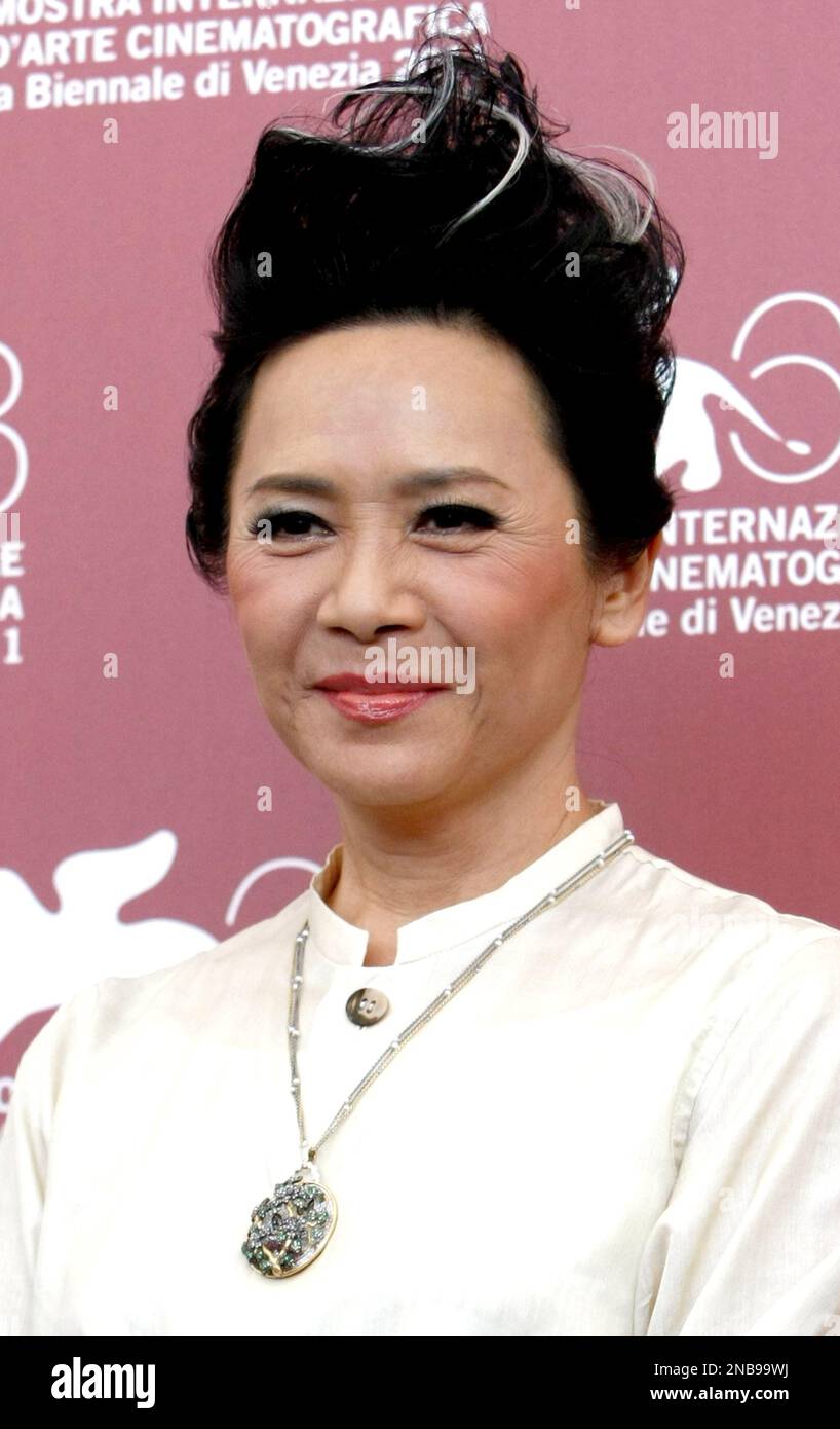 Actress Deanie Ip poses during the photo call for the movie A Simple ...