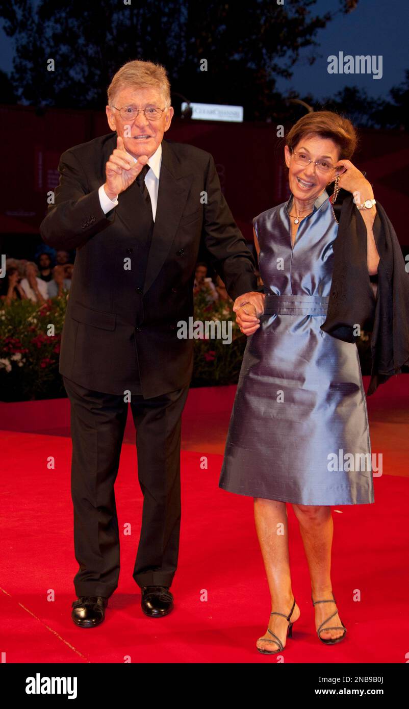 Director Ermanno Olmi and his wife Loredana Detto arrive for the ...