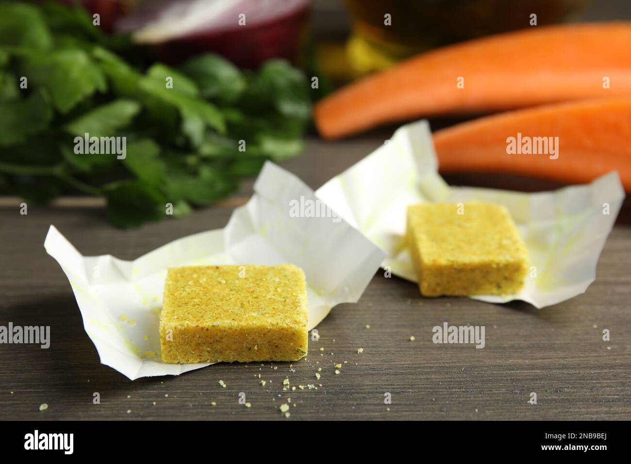 Chicken flavor instant bouillon hi-res stock photography and images - Alamy
