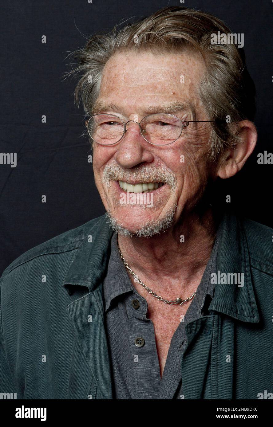 British actor John Hurt poses for portraits at the Venice Film Festival ...